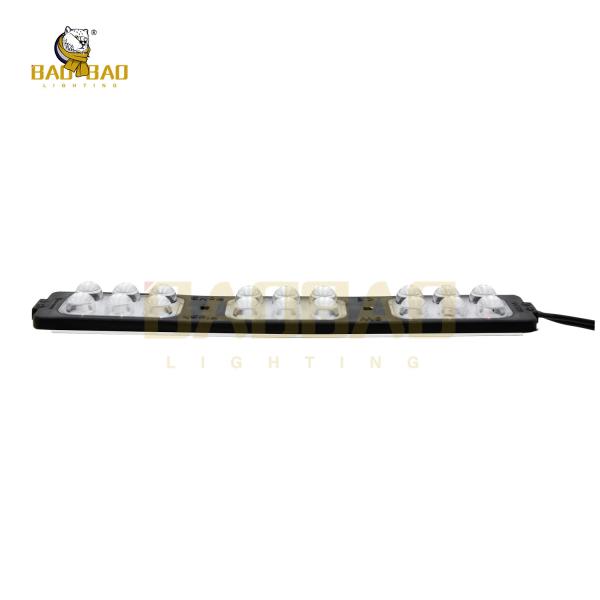 Quality Fancy Light Bar 18 LED Module Lamp Red Blue Flashing Bike Decoration for sale