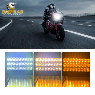 Cina 27 perline Bianco giallo Flash 80V Flare di plastica disponibile per moto in vendita
