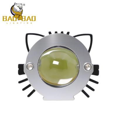 China Metal Cartoon Cat Shape 80V White Yellow Flash LED Fog Light for sale