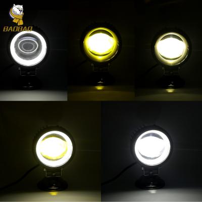 Cina Lente LED in alluminio Anello rosso Luce di nebbia proiettore di fantasia Per HONDA CG125 CD70 in vendita