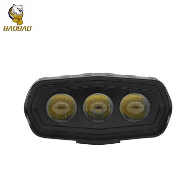 China Plastic 12V Red White Yellow Flash 3 Beads Available Fog Light Bike Decoration for sale
