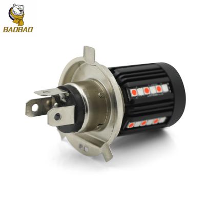 Cina Bianco Giallo Doule Colore Lampada a LED Motociclo H4 Far Light MINI Bulbo di guida in vendita