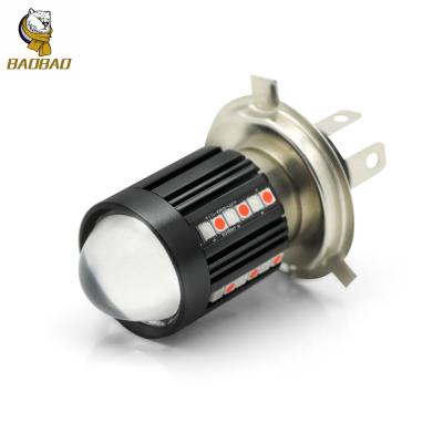 Cina Bianco Giallo Doule Colore Lampada a LED Motociclo H4 Far Light MINI Bulbo di guida in vendita