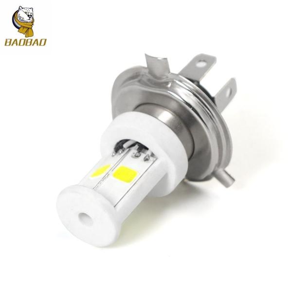 Quality 12v H4 H6 BA20D White Color Metal LED Motorbike Interior Bulb For Honda Suzuki for sale