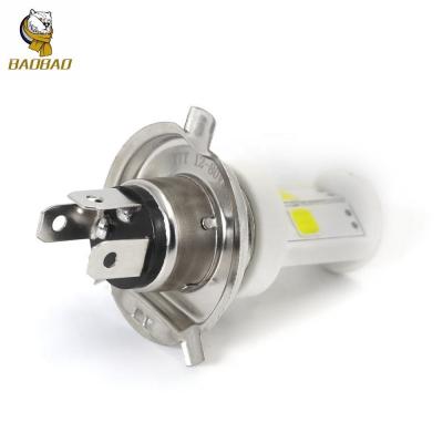 Cina 12v H4 H6 BA20D Bianco Colore Metal LED Motocicletta Interno Lampada Per Honda Suzuki in vendita