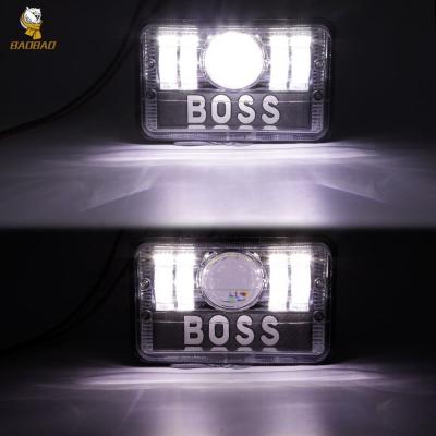 Cina 5 pollici di plastica blu rosso flash 80V faro a LED per Harley Davidson accessori in vendita