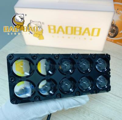10 perline Fog Light Aluminum RGB Bianco Giallo Flash Doppio colore Ricambi motociclo