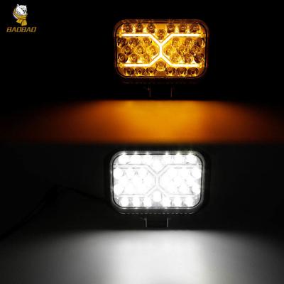 Cina 3 4 5 pollici di alluminio doppio colore lampadina luci di luce motociclo faro a LED in vendita