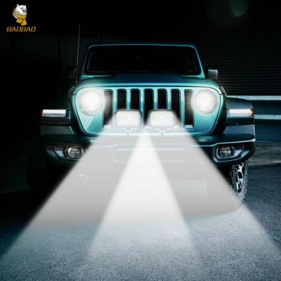 Cina 3 4 5 pollici di alluminio doppio colore lampadina luci di luce motociclo faro a LED in vendita