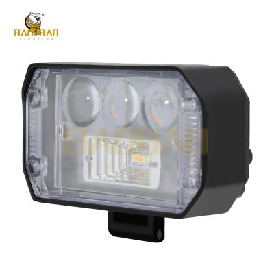 Cina 80V LED Work Light Metal Bianco Giallo doppio colore lampeggiante Ricambi motociclo in vendita