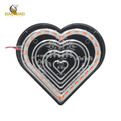 Cina Decorazione di biciclette in plastica da 2W Lampada a LED di motocicletta a luce rosso lampeggiante in vendita