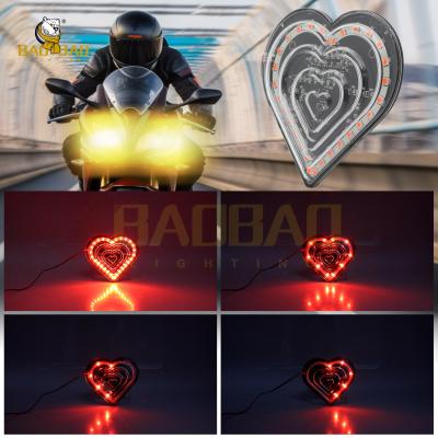 Cina Decorazione di biciclette in plastica da 2W Lampada a LED di motocicletta a luce rosso lampeggiante in vendita
