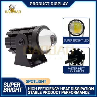 Cina 2pcs Bianco Giallo Dual Color Aluminio Mini Driving Fog Light Disponibile Per Motociclette in vendita