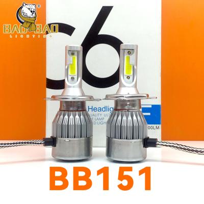 Cina C6 H4 Bianco giallo doppio colore Lampada universale a LED per ricambi per motocicli in vendita