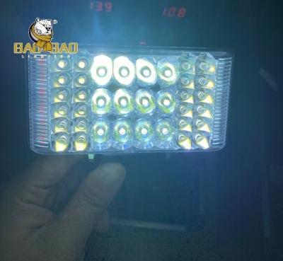 Cina 36 lampadina di ferro di schiena Bianco Rosso Blu Flash luce della polizia luci a LED proiettori per CG per HAOJUE in vendita