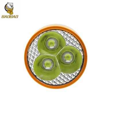 Cina 15W Metal Golden Case Bianco Color stabile 3 Lenti H4 BA20D Motociclo Mini Guida Far in vendita