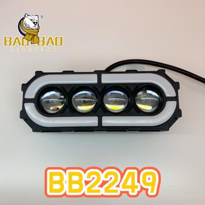 Cina BAOBAO Lighting Mini Driving System BB2249 Bianco Giallo Spot Light Cranio Motociclo Motociclo Led Light per Motociclo Moto in vendita