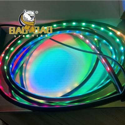 China 2.4m RGB Running Strobe Multiple Color LED Light bar Truck Fancy Light Car Accessories Atuo Lighting System Decoration Parts for sale