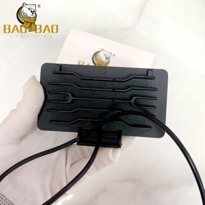 Cina 36 LED Ferro Rosso Blu lampeggiante Polizia Luce Halo Rondo Far per Motociclette 12-80V Luce a LED per Motociclette Fog Light in vendita