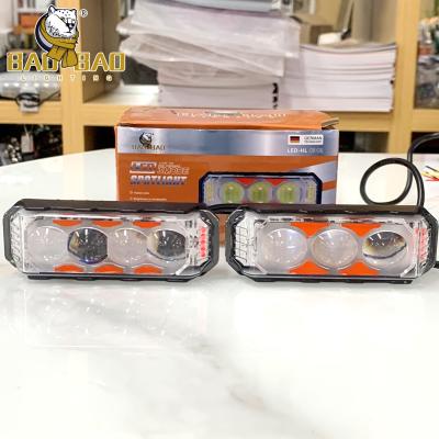 Cina 20 Watt di alluminio rosso blu Avvertimento 3 Occhi 4 Occhi Bianco Giallo lampeggiante 3 fili Mini Fog Light per motociclo per biciclette parti in vendita