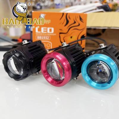 China 46 Watt Motorfiets LED Mini Driving Lighting System Wit Geel Dubbelkleurig 12-80V Te koop