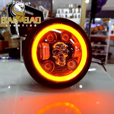 China Aluminium 12V 5,75 inch voorlamp voor motorfiets voor HONDA CG CN GN CD70 Te koop