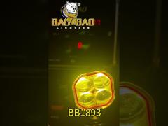 4 LED Blanco Rojo Amarillo Proyector Spotlight Luz LED Para Motocicleta Para Coche