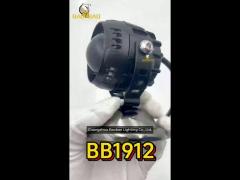 single beam white yellow red flash aluminum motorcycle external led spotlight