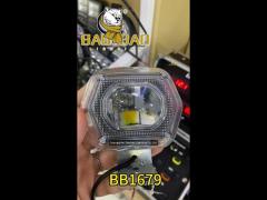 lucency casing mutiple color flash motorcycle led spotlight parts