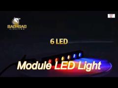 6 led 12 led vip light red blue strobe fancy module cg available auto parts