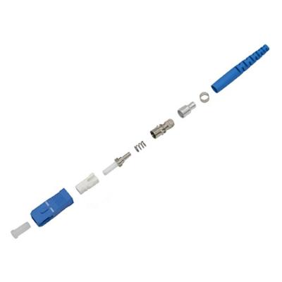 China FTTH Singlemode Simplex SC PC Fiber Optic Connector 2.0mm / 3.0mm for sale