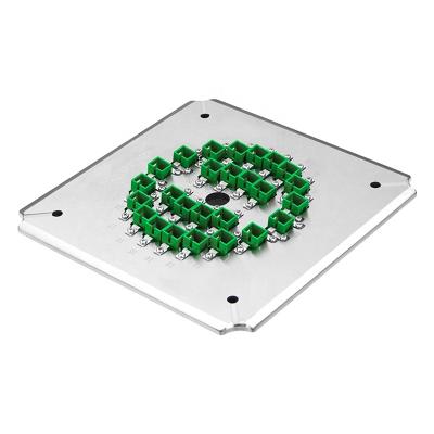 China High Stability Fiber Optic Polishing Jig with Good Surface Quality and Easy to Change Jigs for SC APC Connector Type for sale