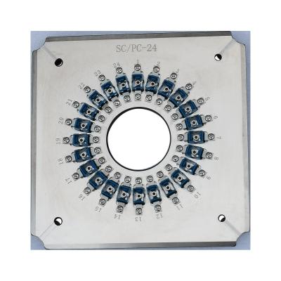 China High Stability SC UPC Fiber Optic Polishing Fixture with Good Surface Quality and Independent Pressurized Way for sale