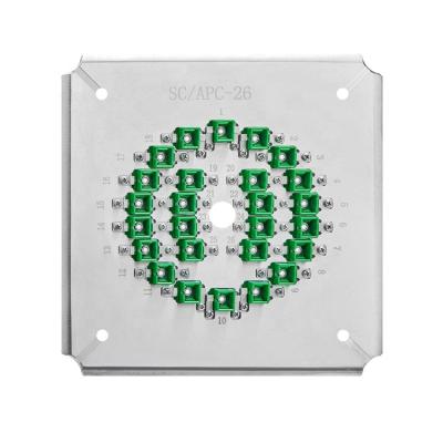 China 26 Core SC APC Polishing Fixture with APC Return Loss ≥60dB and Insertion Loss ≤0.20dB for FTTH Use for sale