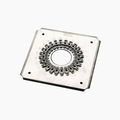 China Hardened Stainless Steel S136 Polishing Fixture for HFBR-4501Z/HFBR-4511Z with 2 Year Warranty and 1.3 kg Net Weight for sale