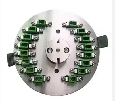 China 16 Port LC/APC Fiber Optic Polishing Jig with 100% First Pass Yield and 0.20dB Insertion Loss for High Efficiency Polishing for sale