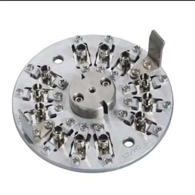 China High Efficiency 12 Port ST UPC Polishing Fixture with 110*5mm Size and 3D Pass Rate ≥98% for Fiber Optic Connectors for sale