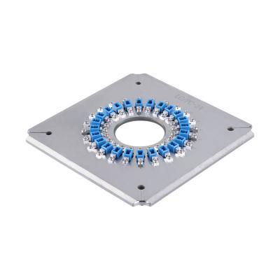 China LC UPC Polishing Fixture with 1.5kg Weight 174mmx174mmx5.1mm Dimensions and 1 Year Warranty for Fiber Optic Polishing for sale