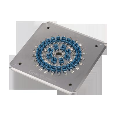 China 174*174*26mm Fiber Optic Polishing Fixture with 1.5 kgs Weight and Insertion Loss ≤0.20dB for SC UPC Connectors for sale