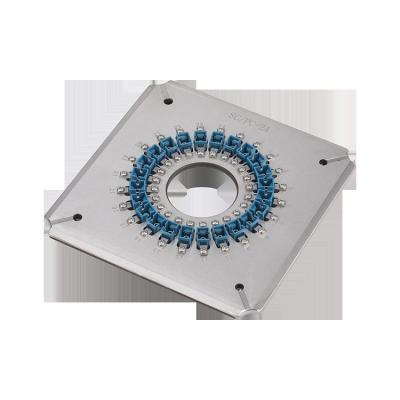 China 174*174*26mm Fiber Optic Polishing Fixture with 1.5 kgs Weight and Insertion Loss ≤0.20dB for SC UPC Connectors for sale