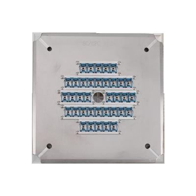 China 174*174*26mm Fiber Optic Polishing Fixture with 1.5 kgs Weight and Insertion Loss ≤0.20dB for SC UPC Connectors for sale