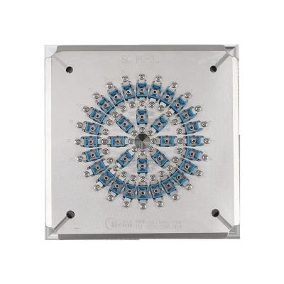 China 174*174*26mm Fiber Optic Polishing Fixture with 1.5 kgs Weight and Insertion Loss ≤0.20dB for SC UPC Connectors for sale
