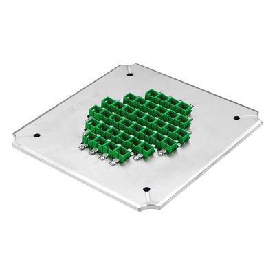 China 36 Positions SC APC Connector Fiber Optic Polishing Jig with Hardened Stainless Steel S2316 and APC Return Loss ≥60dB for sale