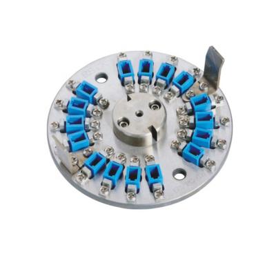 China Hardened Stainless Steel LC UPC Polishing Fixture with 16 Connectors Capacity and 3D Pass Rate 100% for sale