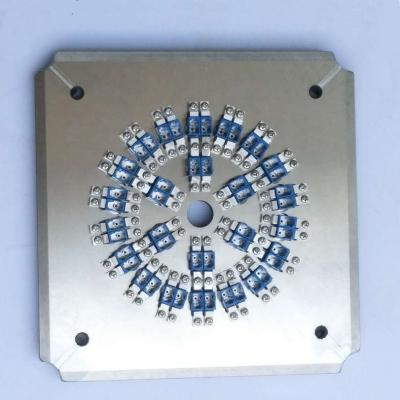 China Dispositivo elétrico da fibra ótica da estrutura do IPC, gabarito de lustro para a máquina ótica do núcleo da fibra à venda