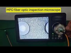 MPO MTP LC SC FC ST Detector Patch Cord Pigtail Jumper Production End Face Fiber Optic Inspection Microscope