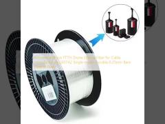 Preço Econômico FTTH Drone Fibra Óptica para Fabricação de Cabos G657A2 Fibra Óptica Invisível de Modo Único 0,25mm