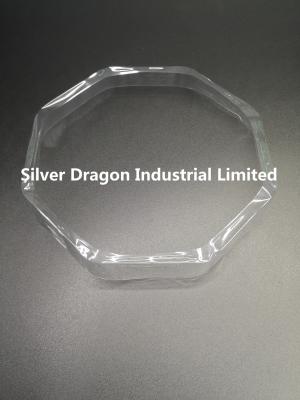 China Clear PVC Shrink Octagon Preforms , 425mm LF X 35+12mm X 0.06mm for sale