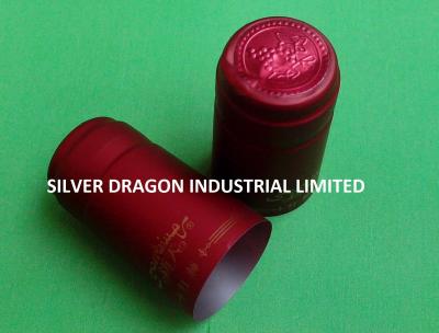 China PVC SHRINKABLE WINE CAPSULE WITH LOGO PRINTED for sale