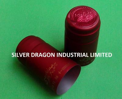 China PVC SHRINKABLE WINE CAPSULE WITH LOGO PRINTED for sale